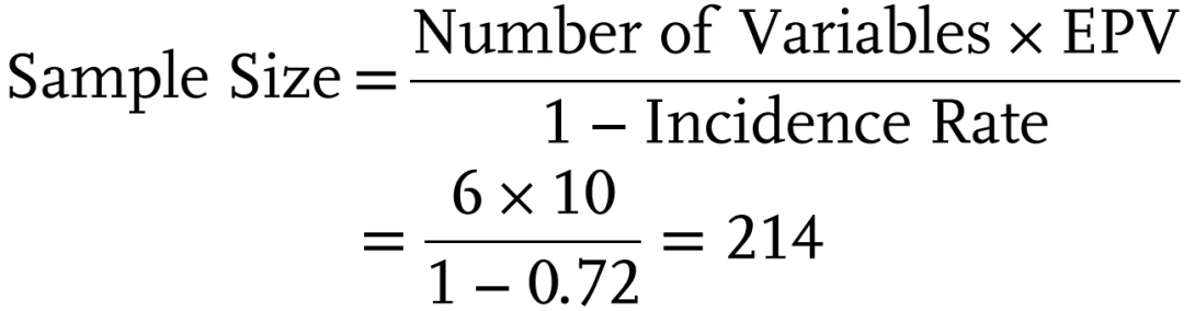 机器学习预测模型发文Lancet子刊，首次看到10倍EPV样本量用公式展示 - 风暴统计